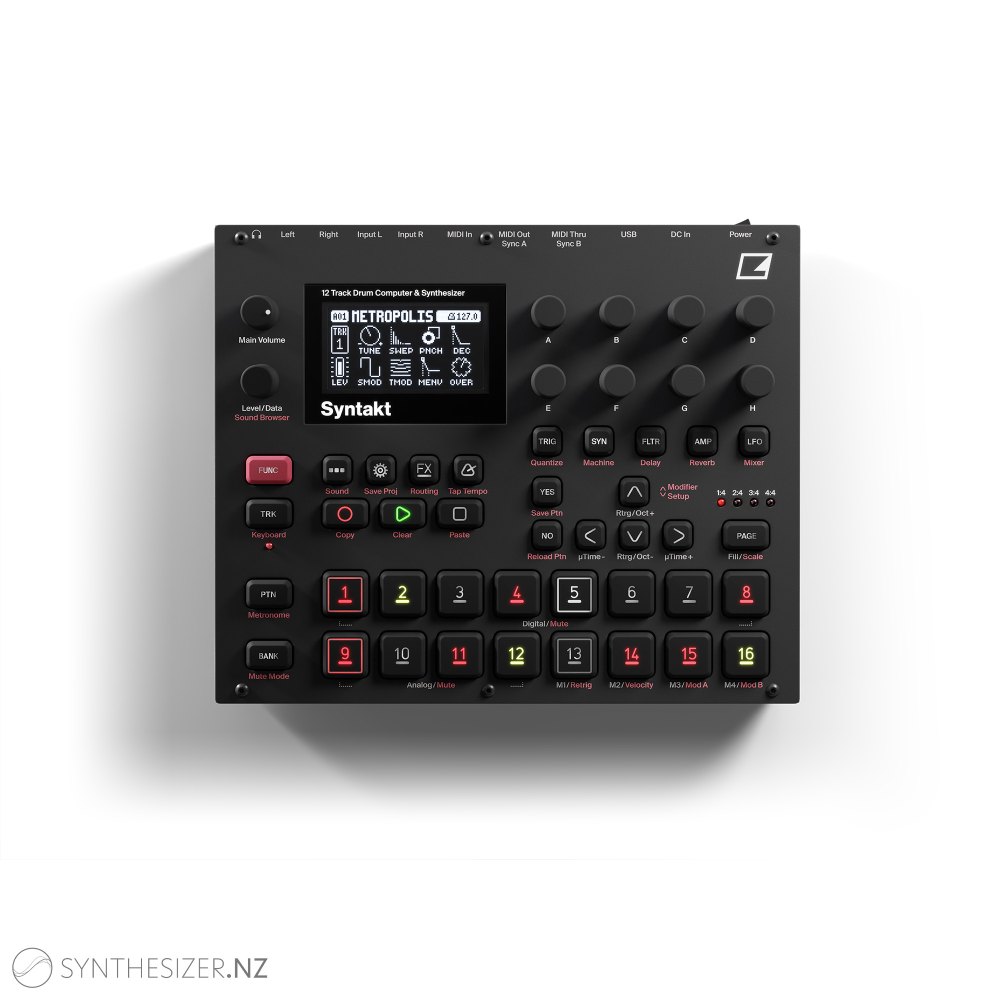 Elektron Syntakt Drum Computer And Synthesizer Now Available In Nz